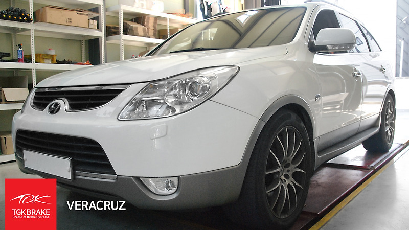 [현대 베라크루즈] 디카온 6P 브레이크패드 및 디스크 교체 - 부산브레이크튜닝전문샵 :: TGK 브레이크