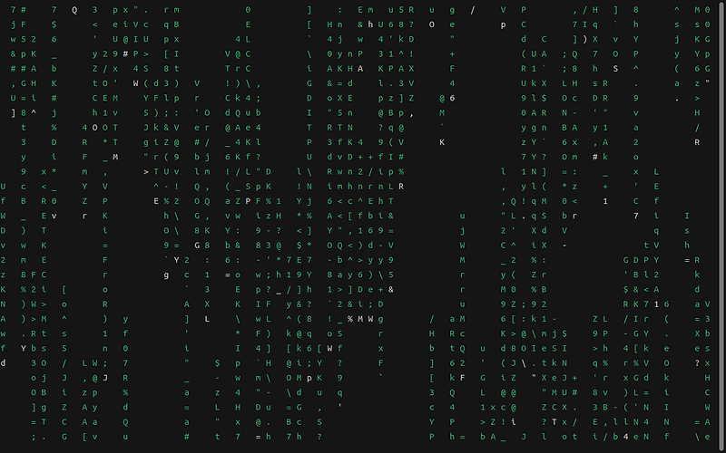 [OS][Linux]ubuntu(우분투) terminal(터미널) 놀이: 매트릭스(cmatrix)