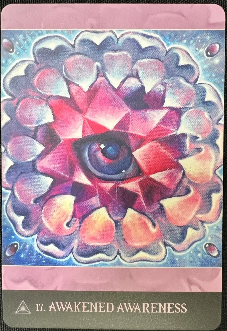 Oracle Tarot, 17. AWAKENED AWARENESS