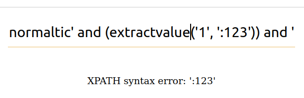 Error Based SQL Injection