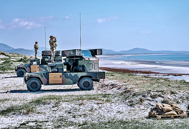 미 육군 57 방공포대 Avenger 시스템 Formidable Shield 25 지원