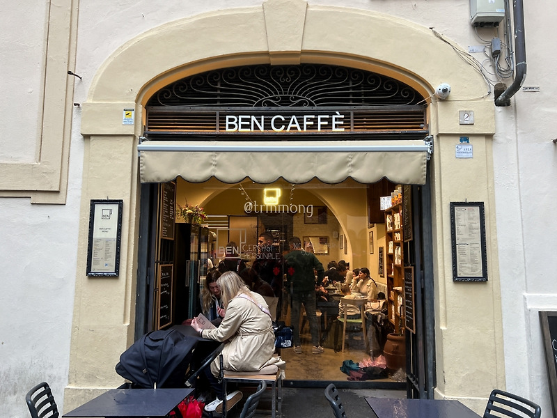 피렌체 여행. 작은 골목에 자리한 로컬 감성 카페, BEN Caffè 후기