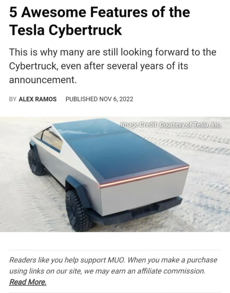The Tesla Cybertruck is one of the most iconic vehicles in history