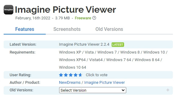 Imagine Picture Viewer 무료 다운로드