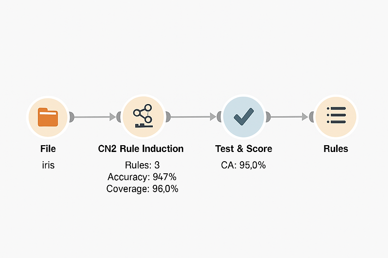 Orange3] Model #2 - CN2 Rule Induction