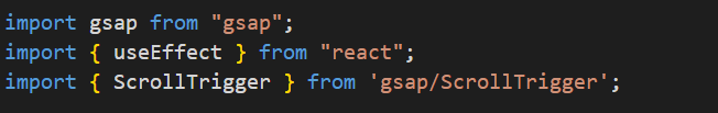 [REACT18/GSAP] GSAP + ScrollTrigger 사용법