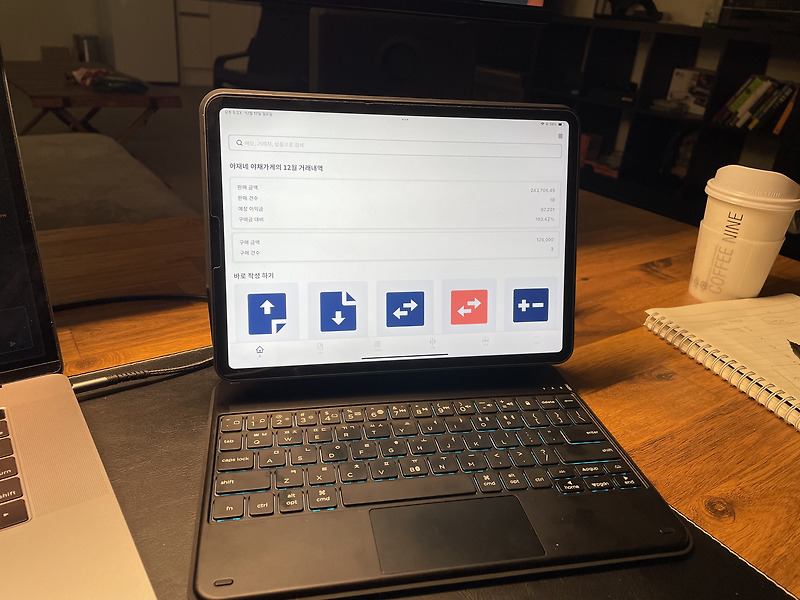 iPad (Tablet UI) 공식 지원