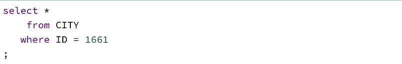 [HackerRank] Select By ID