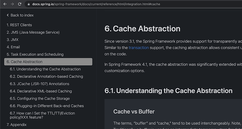 Spring Cache Abstraction — 화음을 좋아하는 리차드🎶