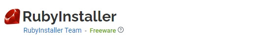RubyInstaller 무료 다운로드