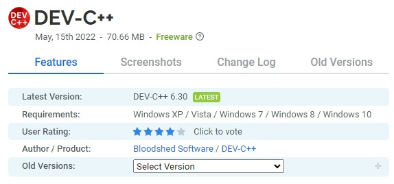 DEV-C++ 무료 다운로드