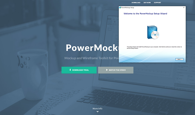 PowerMockup (ppt로 UI 설계하기 유용한 플러그인)