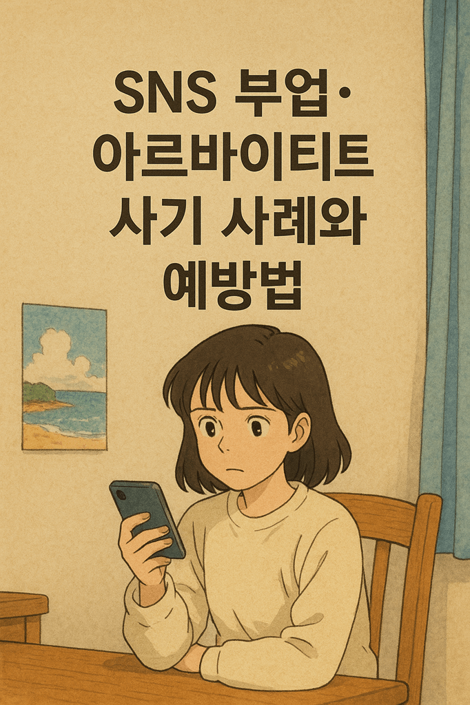 SNS 부업·아르바이트 사기: 쉽게 빠져드는 온라인 사기 피해자들