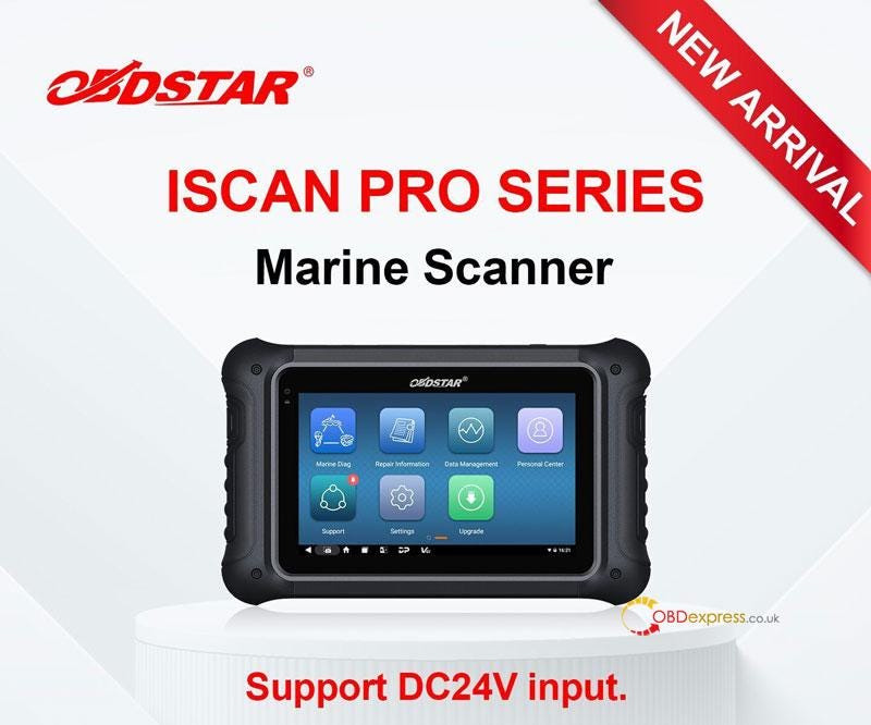 자동차 솔루션 :: OBDSTAR ISCAN PRO 시리즈 해양 스캐너 소개