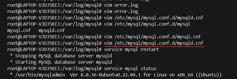 mysql start 시 cannot change directory to /nonexistent: No such file or directory 오류 해결 :: 글적의 ...