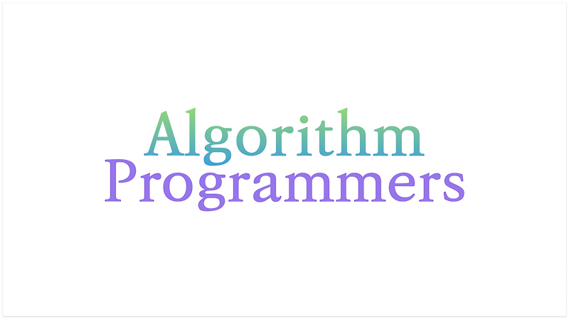 Algorithm Programmers 바탕화면 정리 