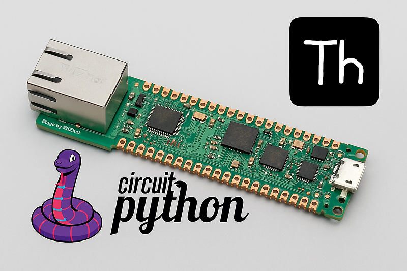 W6100-EVB-Pico 보드로 CircuitPython 시작하기