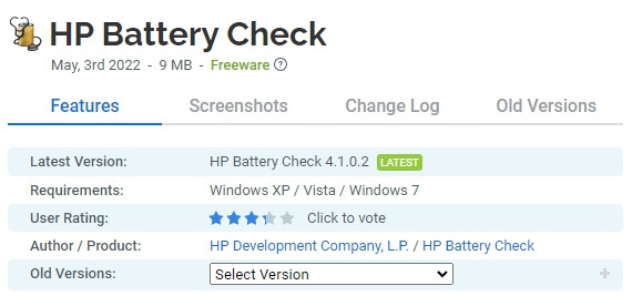 HP Battery Check 무료 다운로드