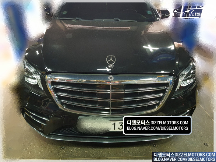 벤츠 S클래스/엔진체크등 점등 및 냉각수 (부동액) 누유증상 방문-DPF 탈거 클리닝,차압센서 교환,워터펌프 교환,BBN 카본 수소 클리닝