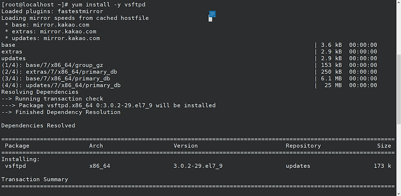 Linux 16 . ftp 서비스
