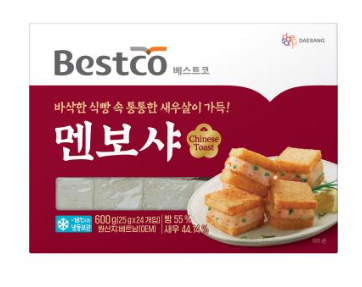 베스트코 멘보샤 600g(10입,25g*24ea) 제품정보
