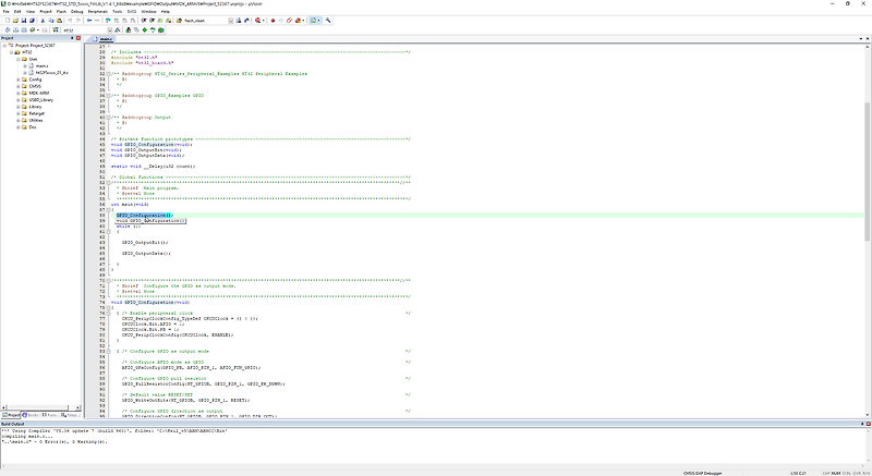 Holtek EVM Board에 LED 켜기 2단계 Port Setting :: KHL