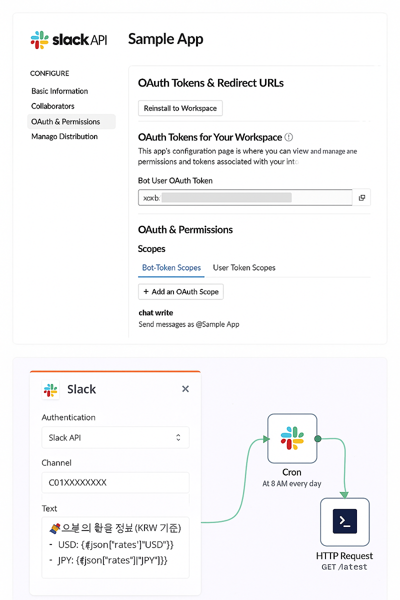 n8n으로 자동화 시작하기 8편 - Slack으로 알림 메시지 전송하기