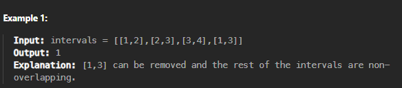 [Interval][Medium] 435. Non-overlapping Intervals.