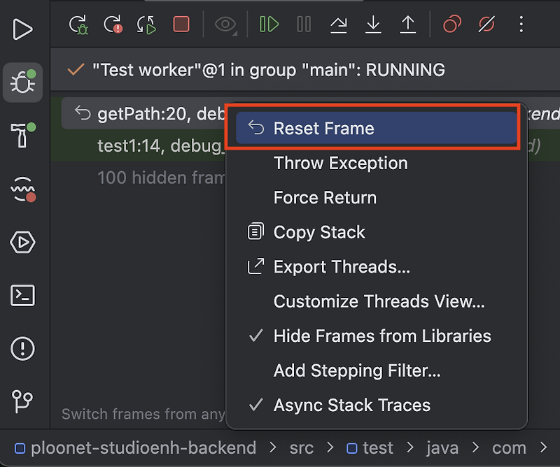 [intellij] debugging 하기