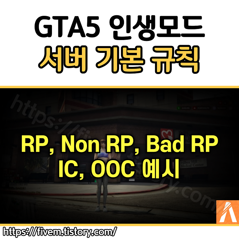 파이브엠(FiveM) RP 역할극 채팅 용어의 이해 및 예시 | RP, Non RP, Bad RP, IC, OOC - FiveM Korea