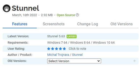 Stunnel 무료 다운로드