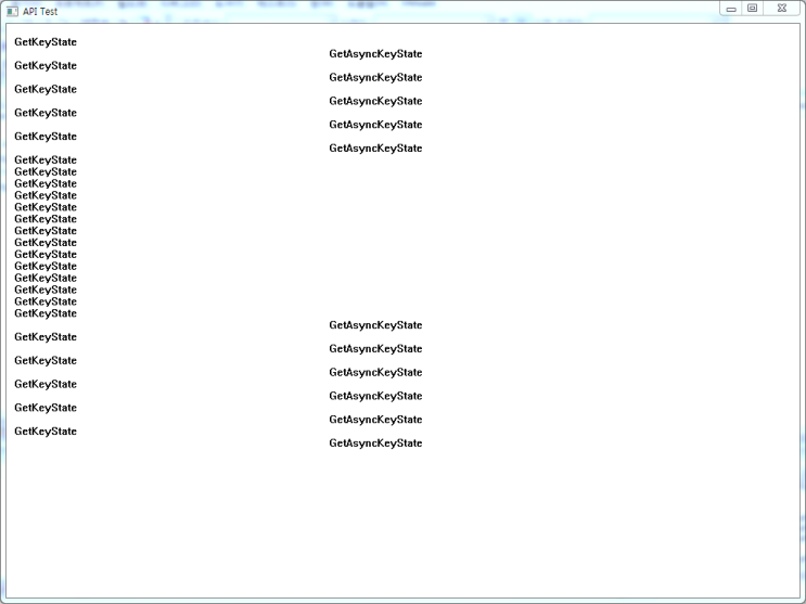 [C#/VB.NET] WIN 32 API GetKeyState 함수