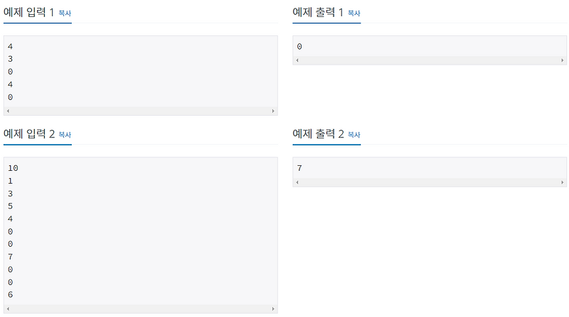 백준 10773번 - 제로 (파이썬/Python)