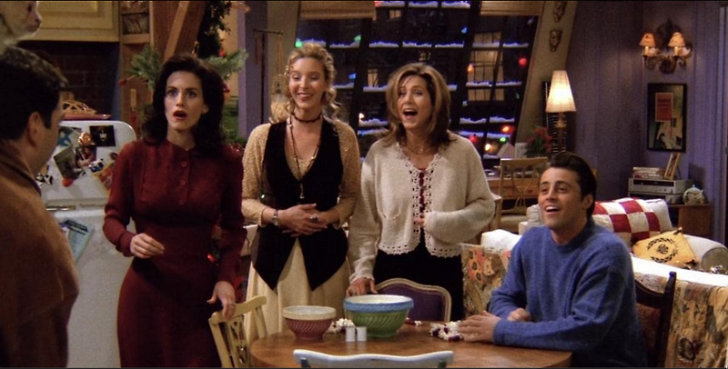 프렌즈 시즌 1 : 10화 영어 표현 back by popular demand, look in on, tidy-up