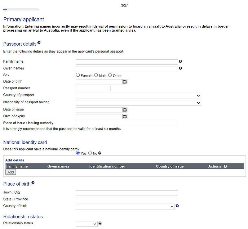 호주 파트너비자 | Partner Visa (820) 준비 2 | 비자 신청서 작성 | 문서 정리 꿀팁