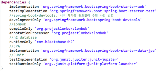 [Spring Boot] 6. 리포지터리 생성, JUnit 테스트 (Question 예제) :: 웅지의 개발새발