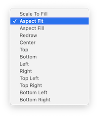 [iOS] ScaleToFill / AspectFit / AspectFill