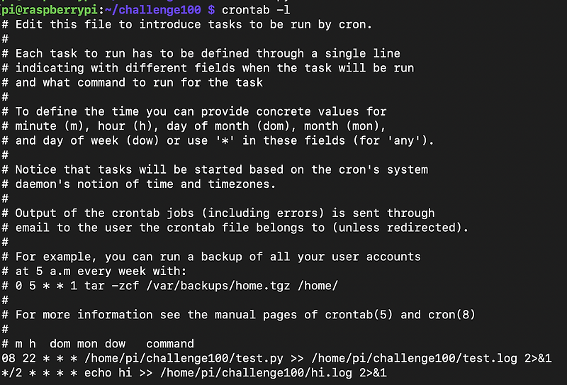 리눅스) crontab으로 python파일 주기적으로 실행시키고 log남기기