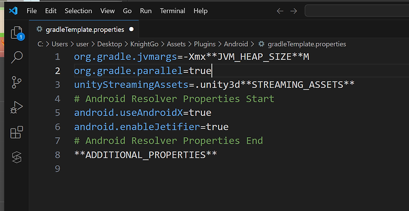 [유니티/Unity] Picked up JAVA_TOOL_OPTIONS: -Dfile.encoding=UTF-8 / Failed to apply plugin 'com ...