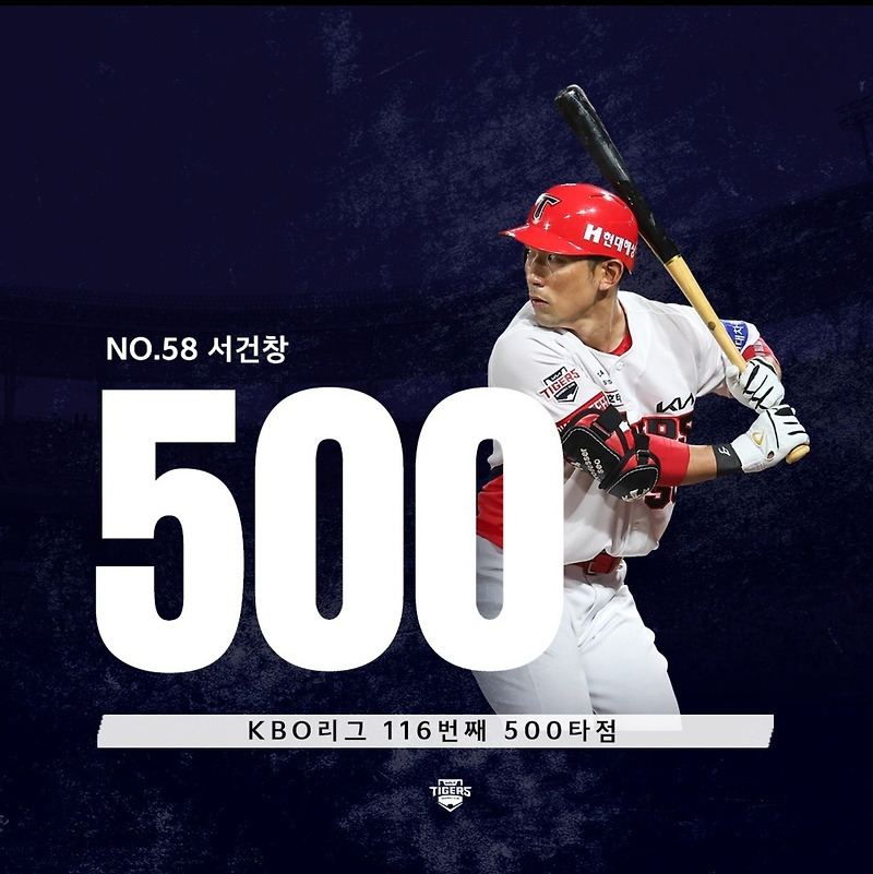 KIA 서건창, KBO 리그 116번째 500타점 달성