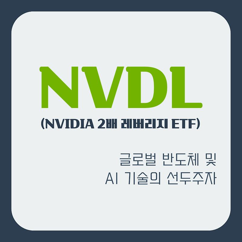 NVDL 완벽 가이드 엔비디아 2배 레버리지 ETF 투자법