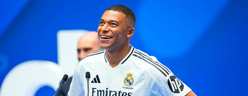 Welcome Kylian Mbappe to Santiago Bernabeu