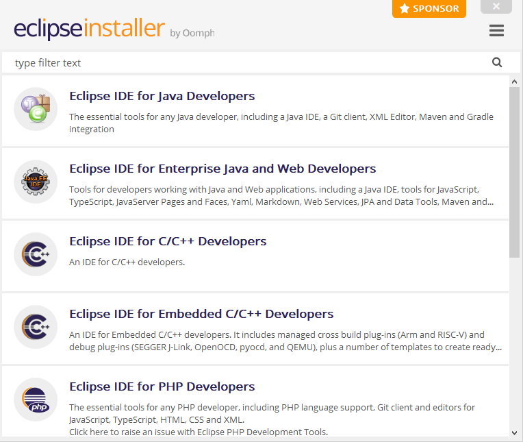 Eclipse 다운로드 :: A