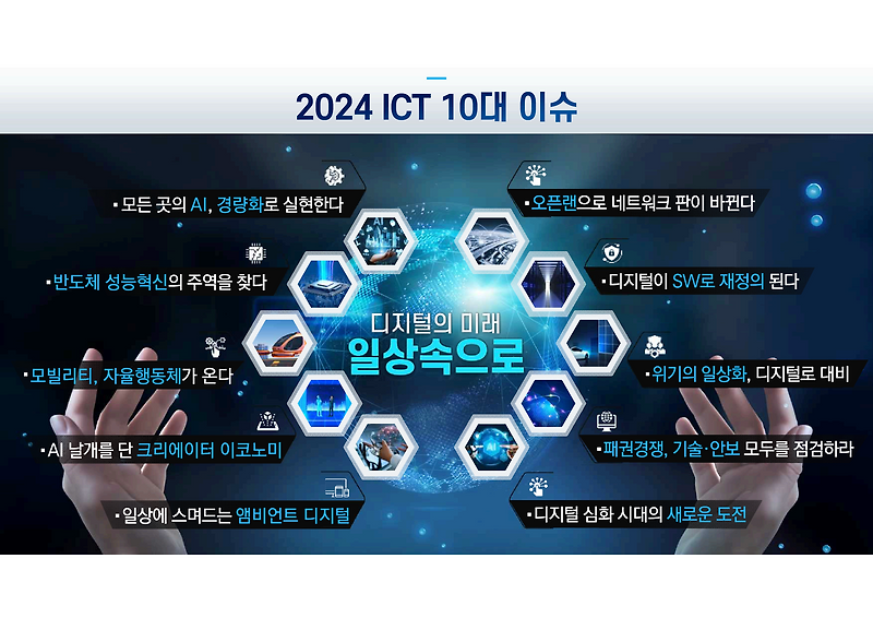 2024 ICT 10대 이슈 전망 - ﻿정보통신기획평가원(IITP)