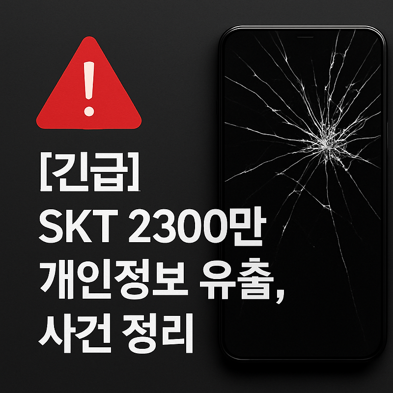 [긴급] SKT 2300만 개인정보 유출, 사건 정리