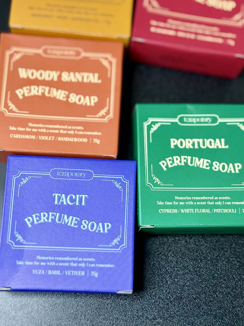 [내돈내산] Temporary Perfume Soap 5종 리뷰 | 감각적인 향을 담은 프리미엄 비누