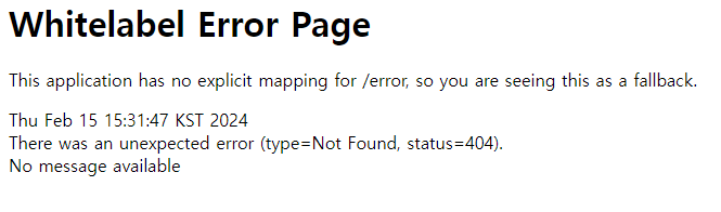 Springboot 스프링부트 무작정 Rest Apicrud 게시판 만들기 오류페이지 처리하기 10 — A Steady Developer