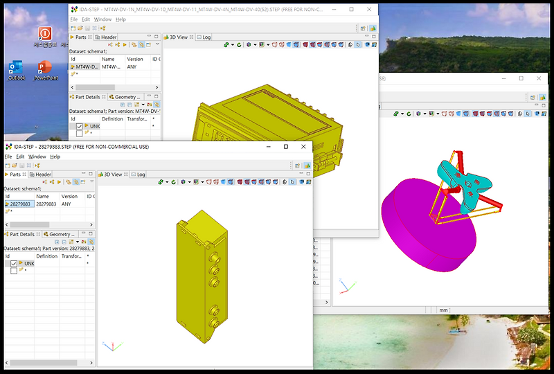 무료 3D 뷰어 (step 파일 열기) - IDA STEP