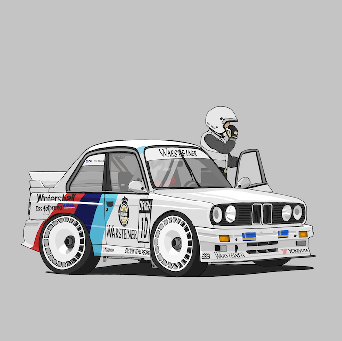 BMW E30 M3 일러스트