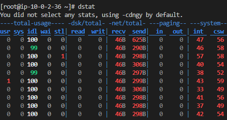 [Linux] 리눅스 dstat 명령어 (리눅스 cpu, mem, disk 사용률